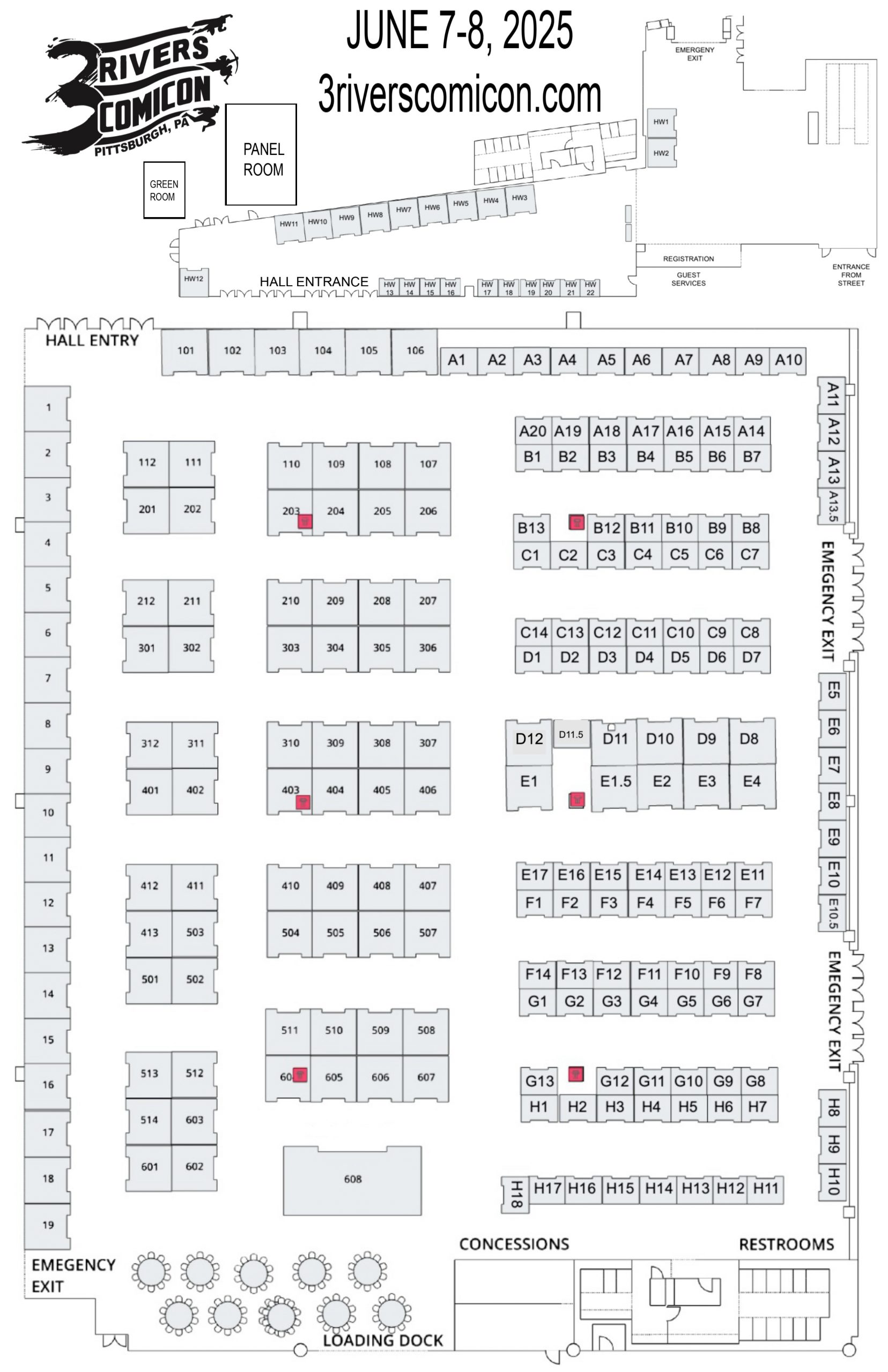 SHOW FLOOR – 3 Rivers Comicon