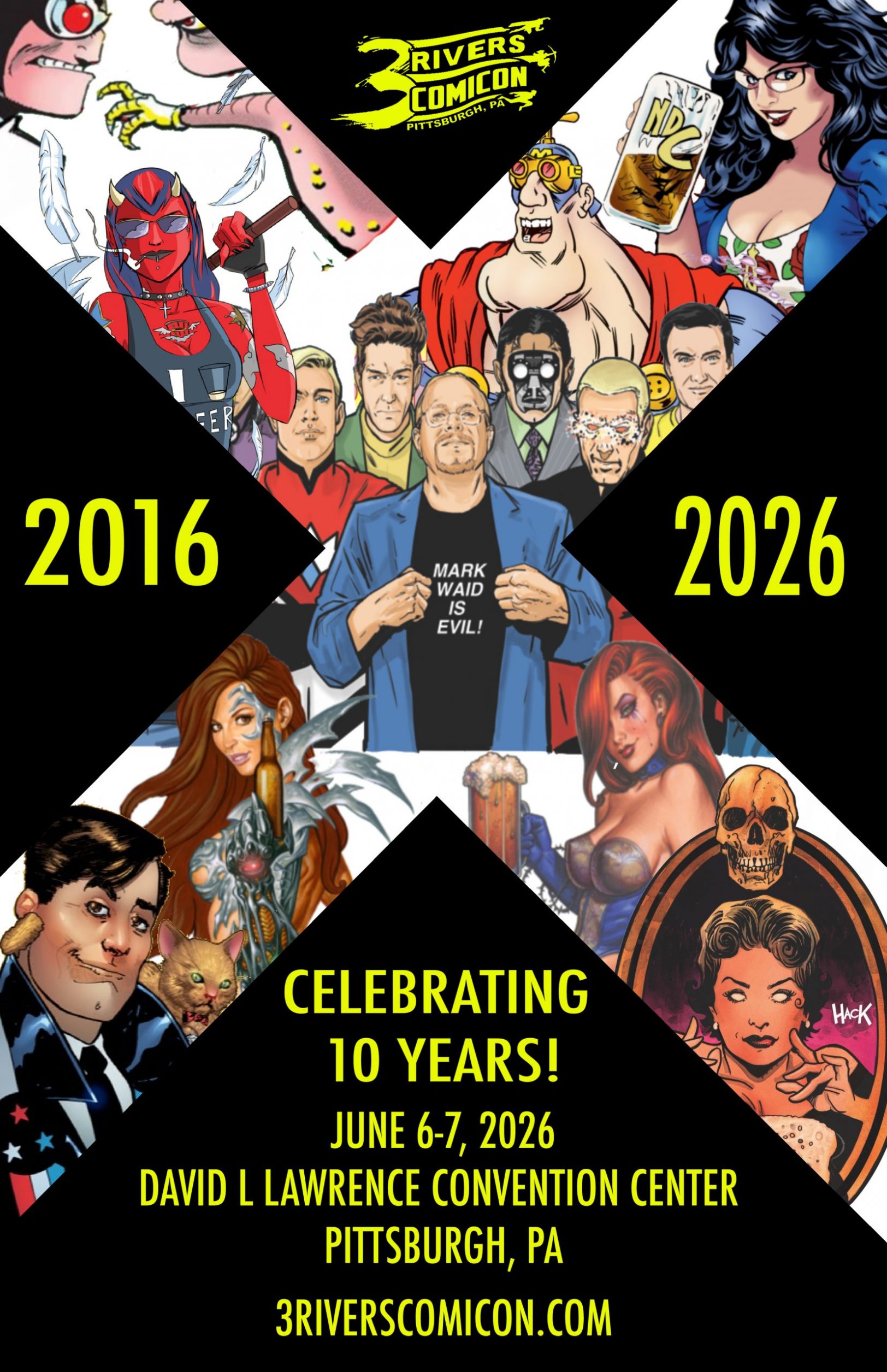 3 Rivers Comicon – June 6-7, 2026 – David L. Lawrence Convention Center ...